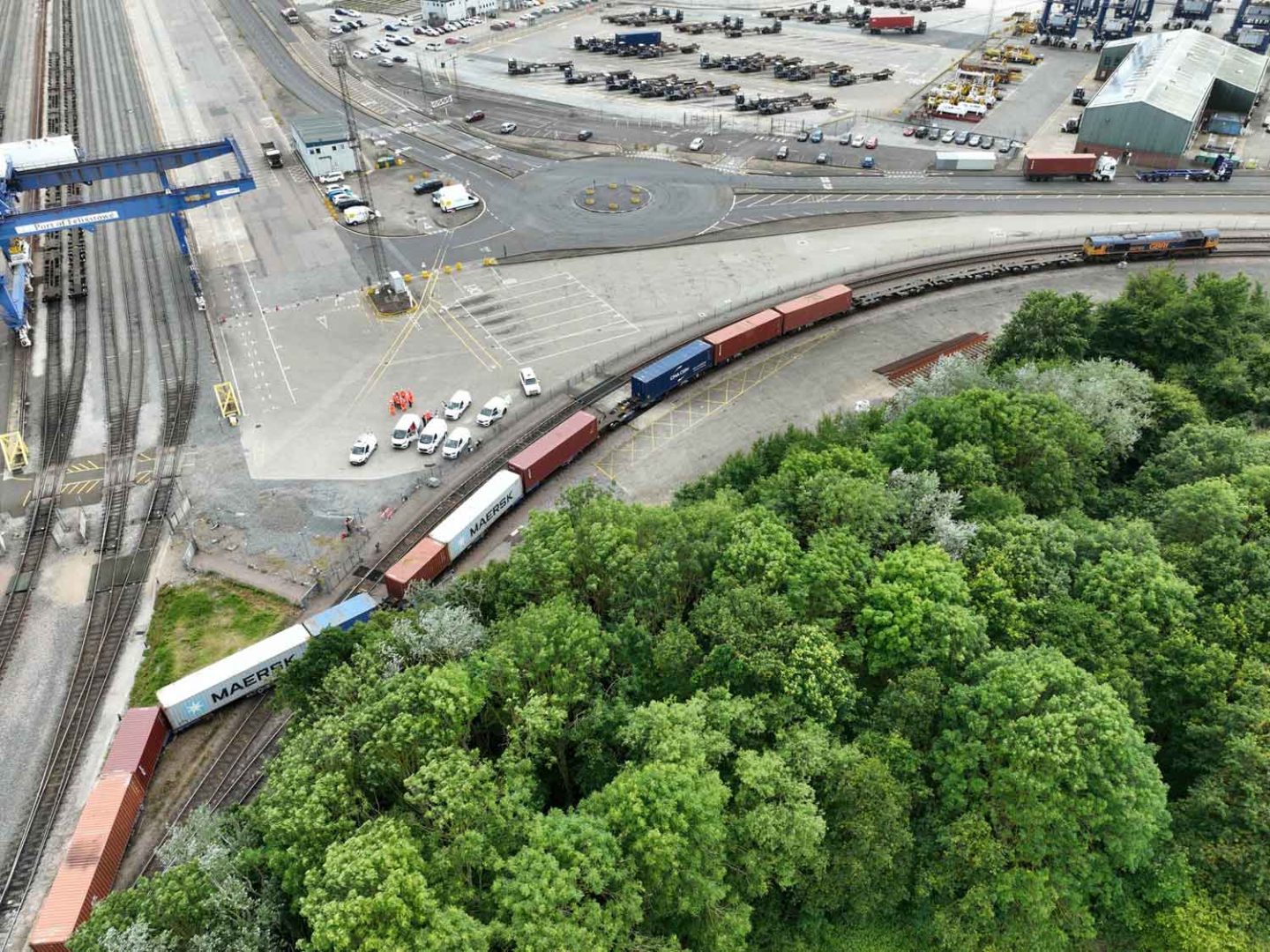 Felixstowe train derailment - Metro
